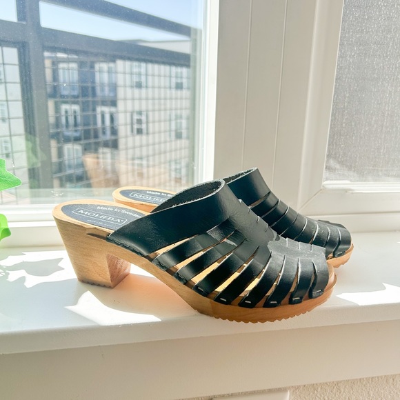 Moheda | Shoes | Moheda Anna Pull Up Black Leather Classic Swedish ...